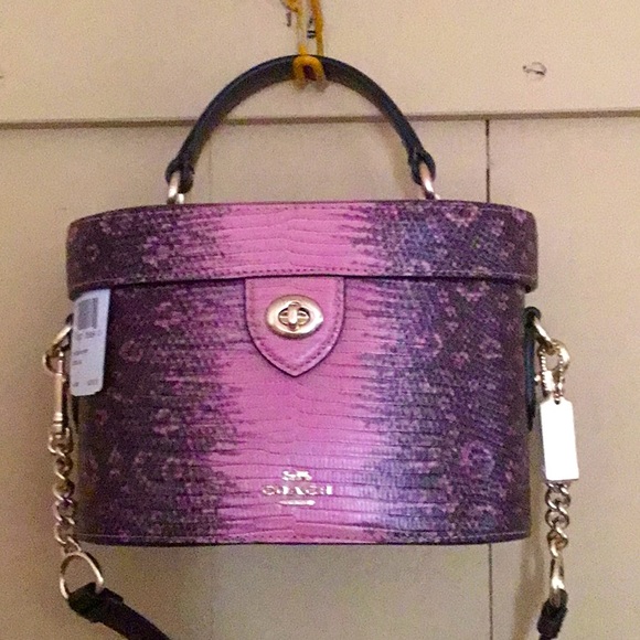 Coach | Bags | Authentic Coach Kay Pink Lizard Crossbody | Poshmark